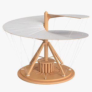 3D leonardo da vinci glider model - TurboSquid 1423785