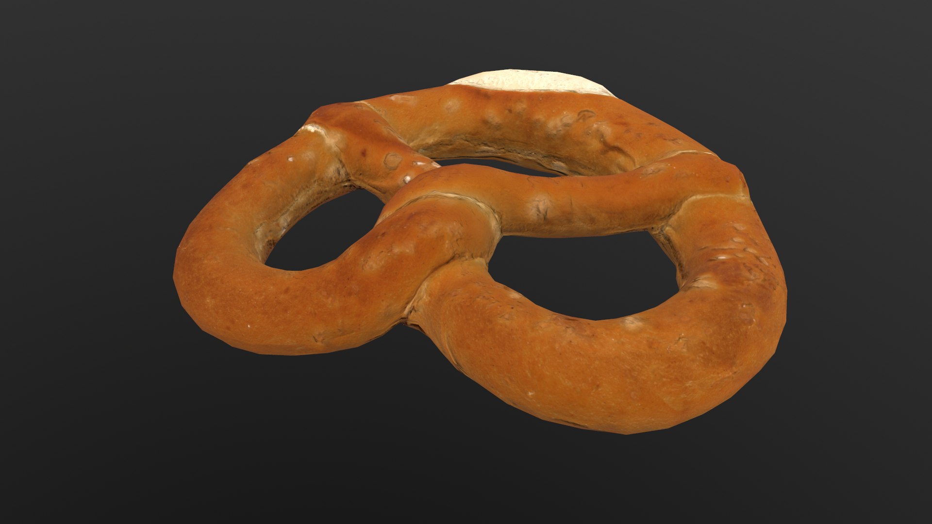 Pretzel AR VR PBR Lowpoly with game ready 3d Model 3D - TurboSquid 2090837
