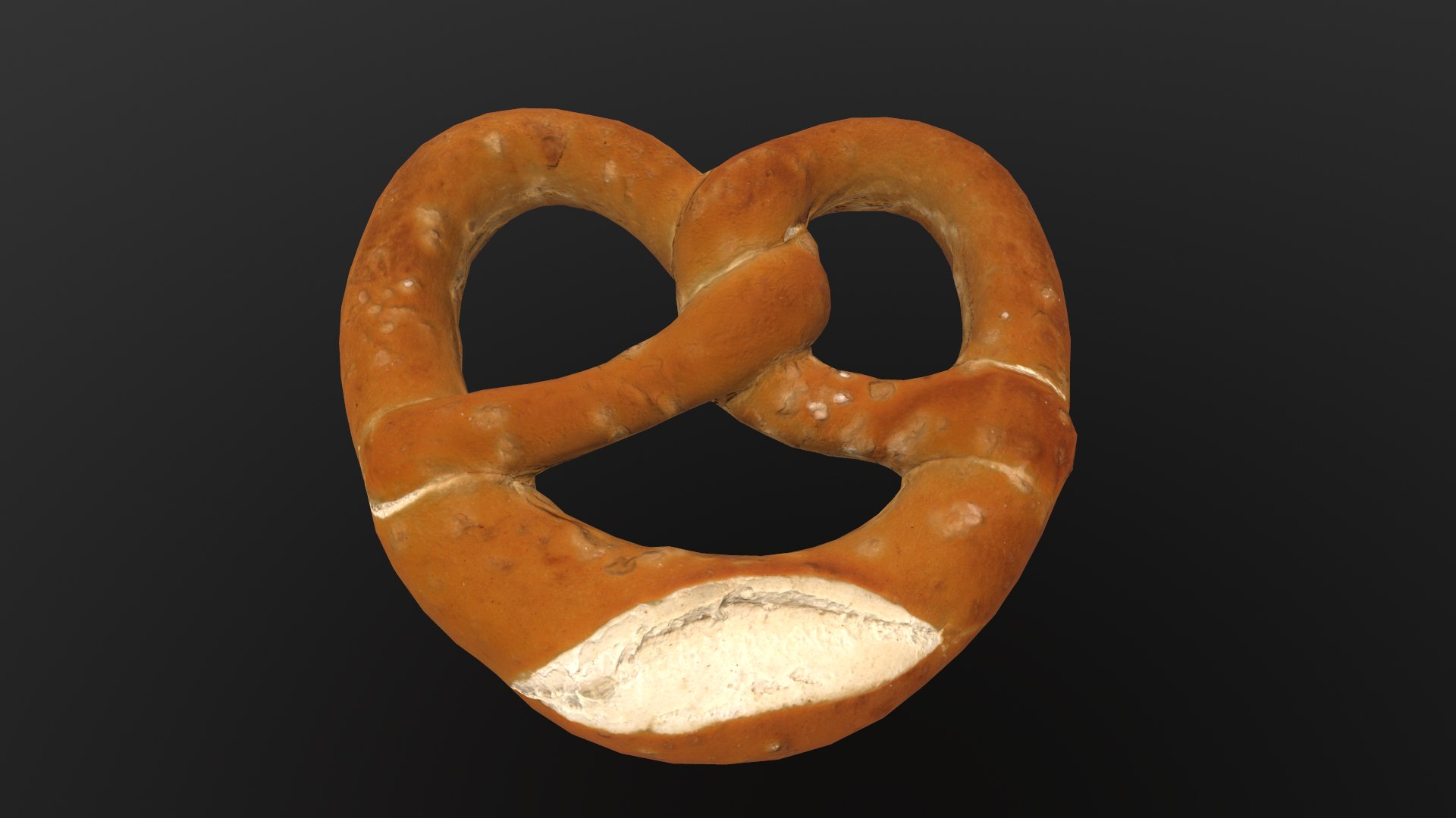 Pretzel AR VR PBR Lowpoly with game ready 3d Model 3D - TurboSquid 2090837