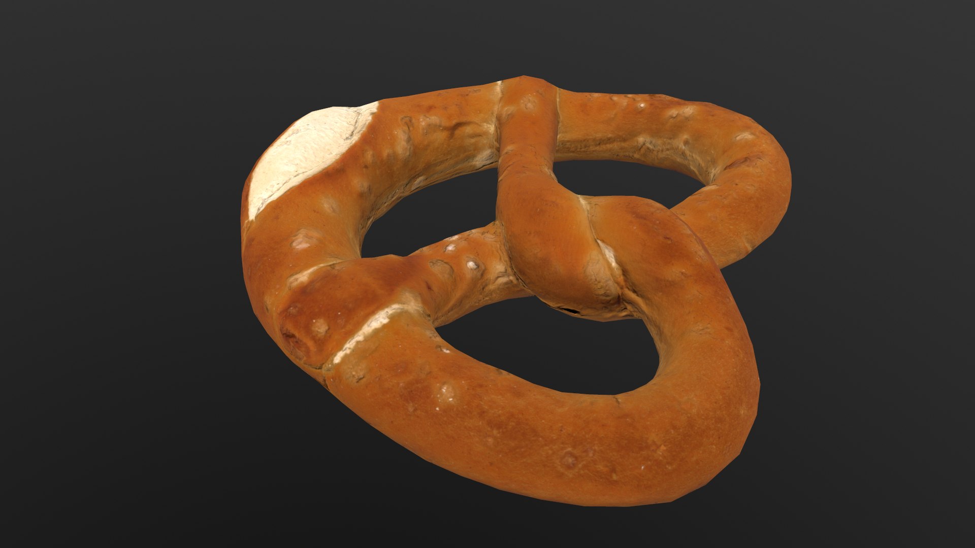 Pretzel AR VR PBR Lowpoly With Game Ready 3d Model 3D - TurboSquid 2090837