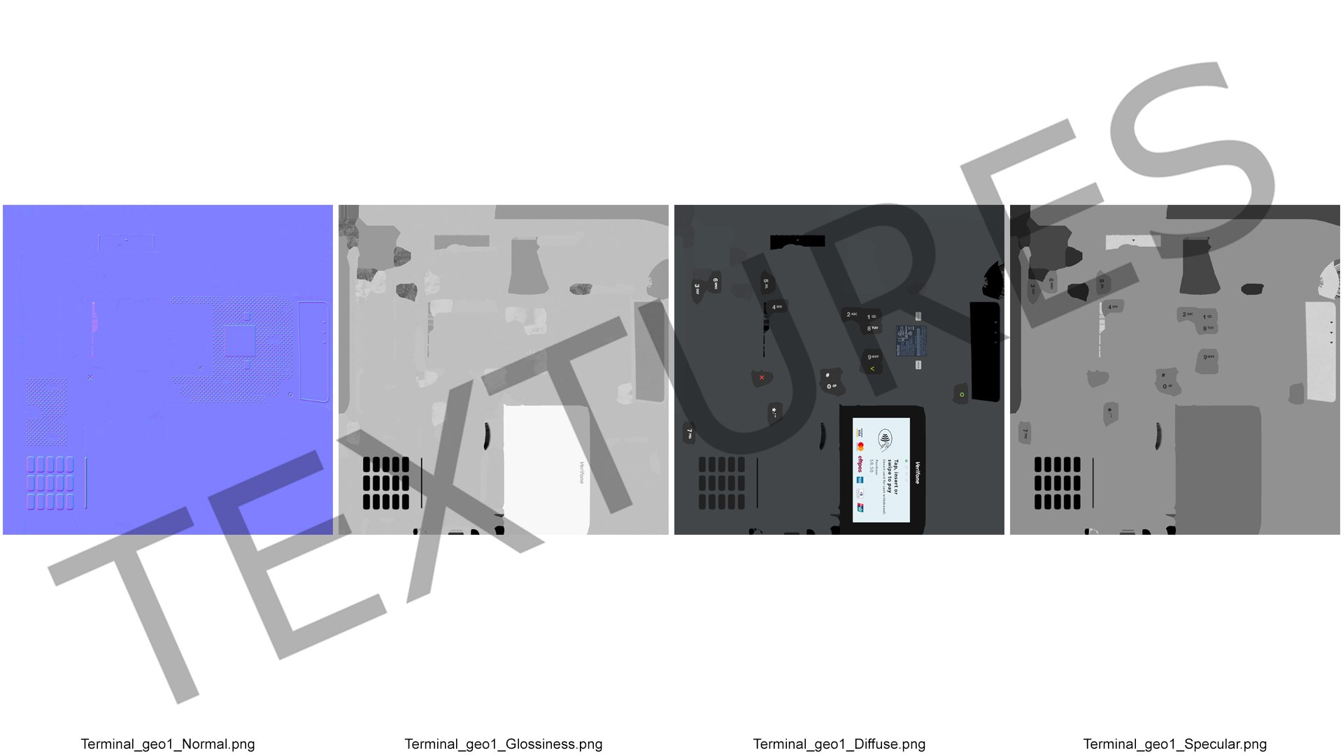 Verifone M400 Card Terminal 3D model - TurboSquid 2054922