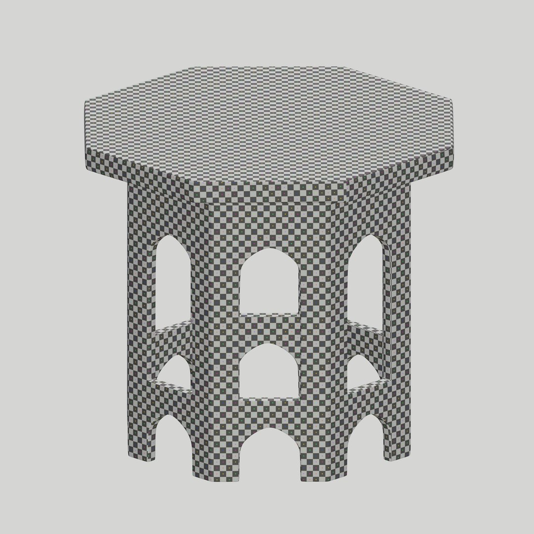 Free 3D Table Painted Wood Model - TurboSquid 1543477