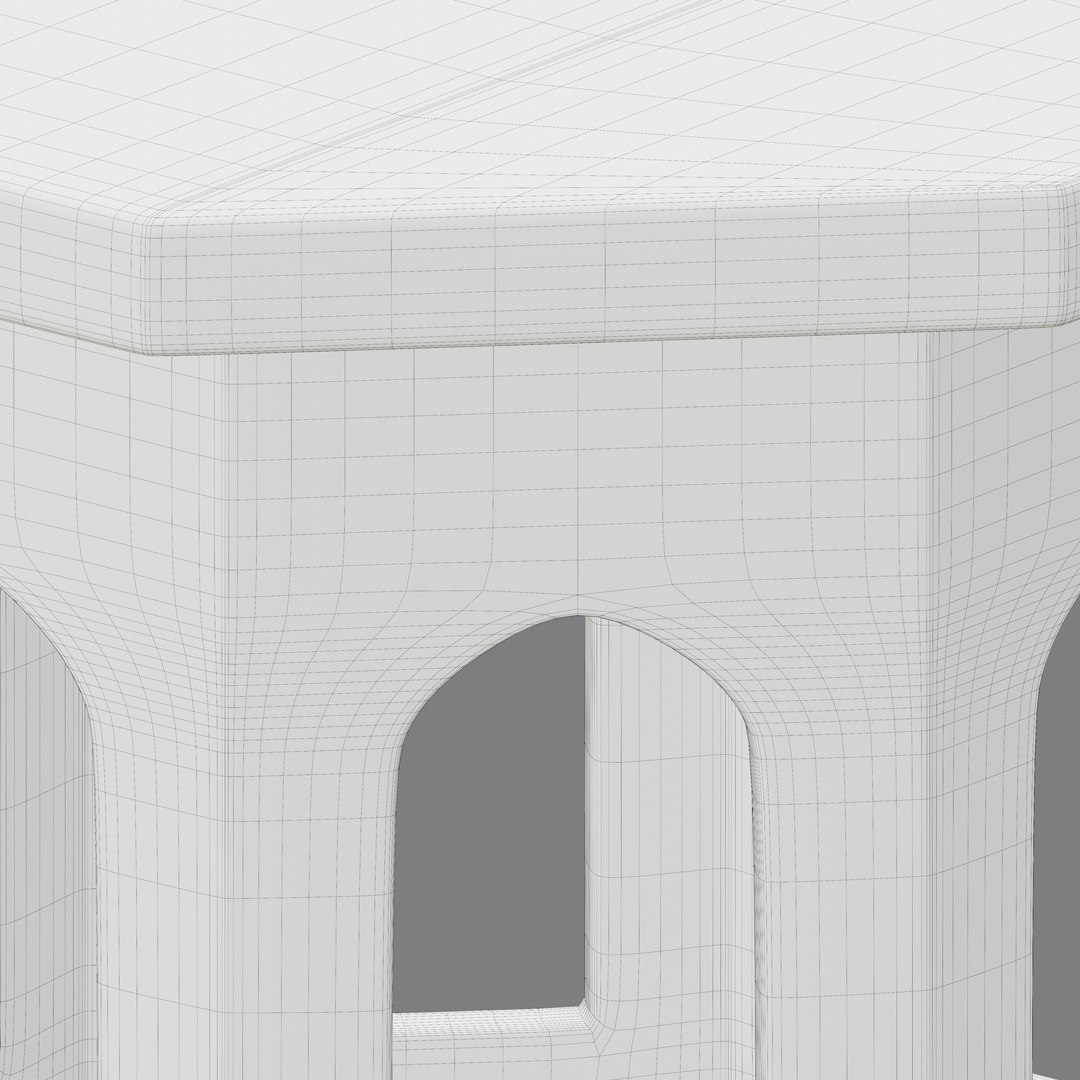 Free 3D Table Painted Wood Model - TurboSquid 1543477