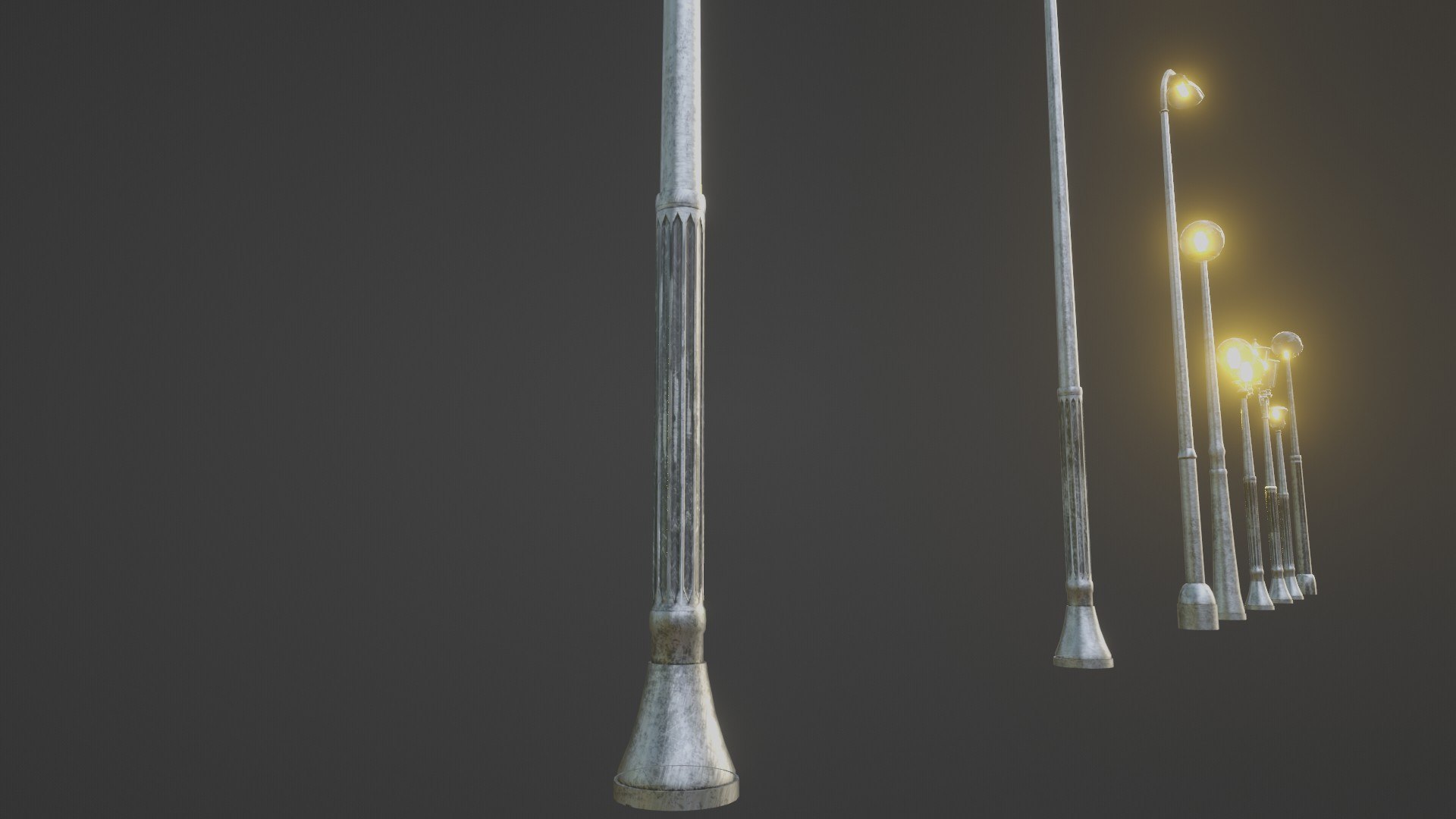 3D Lowpoly Street Lights With Pbr Textures - TurboSquid 1913993