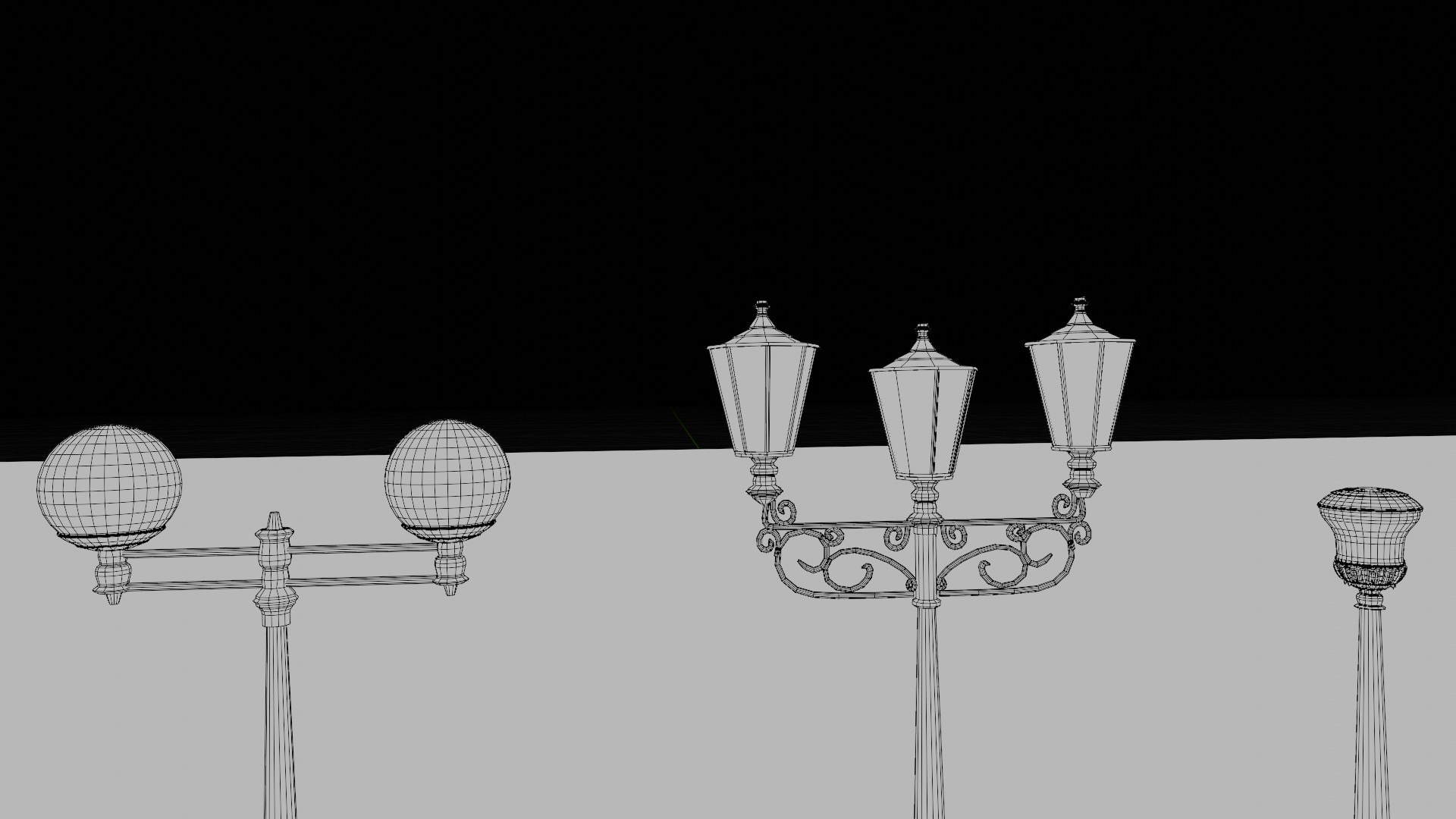 3D Lowpoly Street Lights With Pbr Textures - TurboSquid 1913993