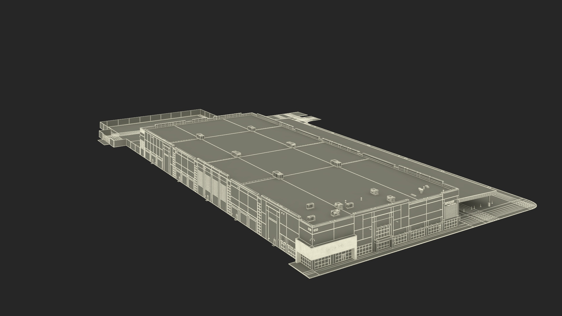 Amazon Fulfillment Distribution Center Model - TurboSquid 2212224
