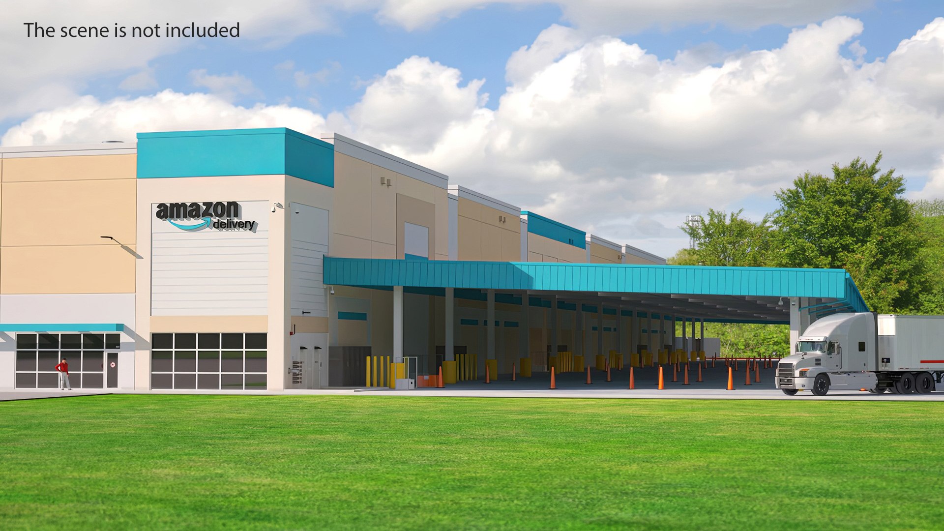 Amazon Fulfillment Distribution Center Model - TurboSquid 2212224