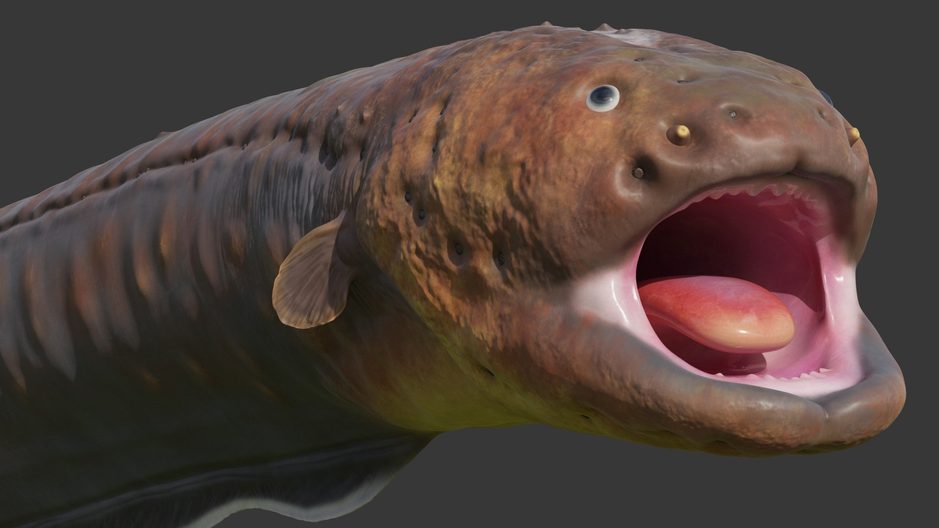 3D Electric Eel Attack Pose Model - TurboSquid 1486281