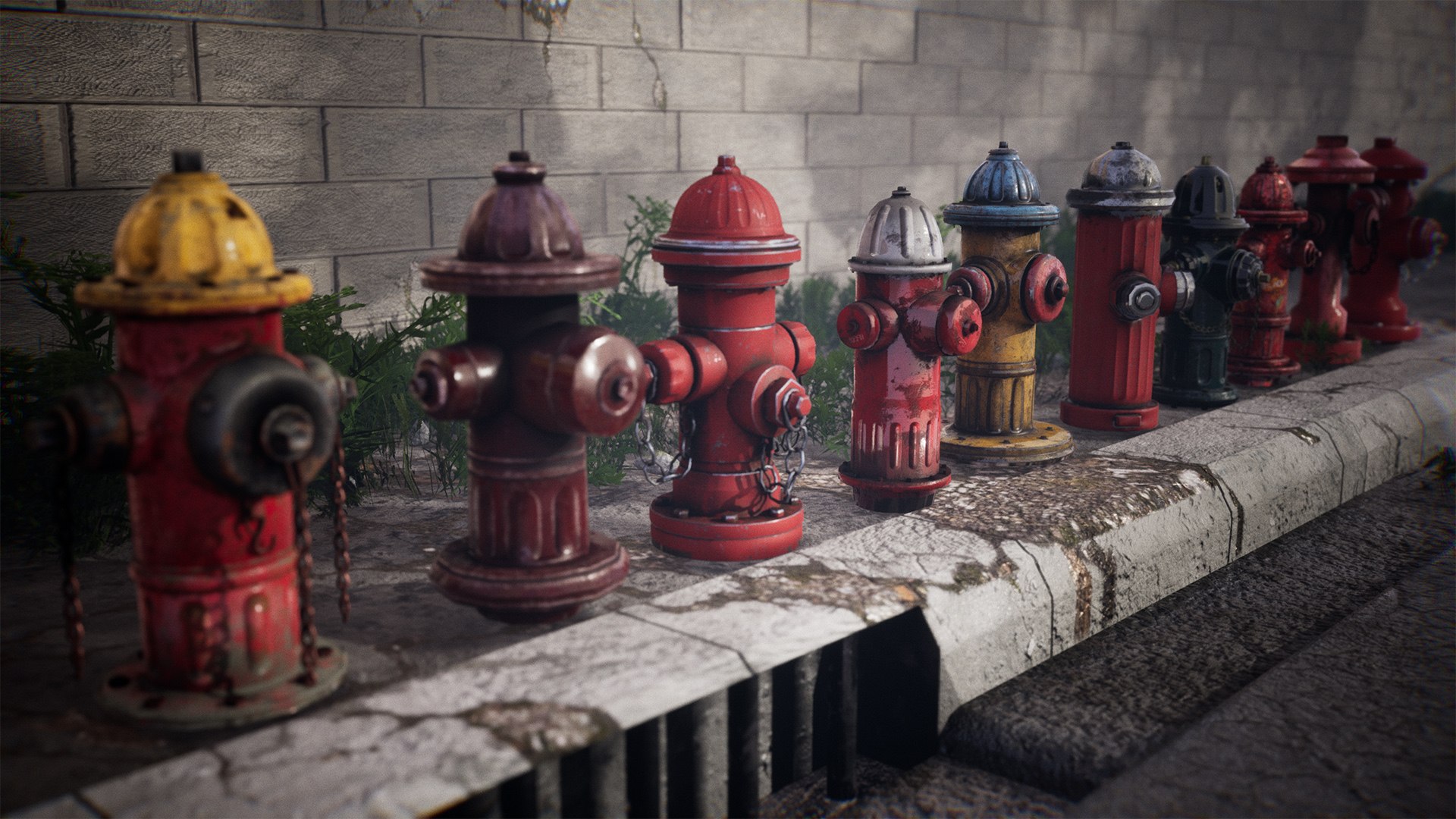 Fire Hydrants 20 Variations 3D - TurboSquid 1983812