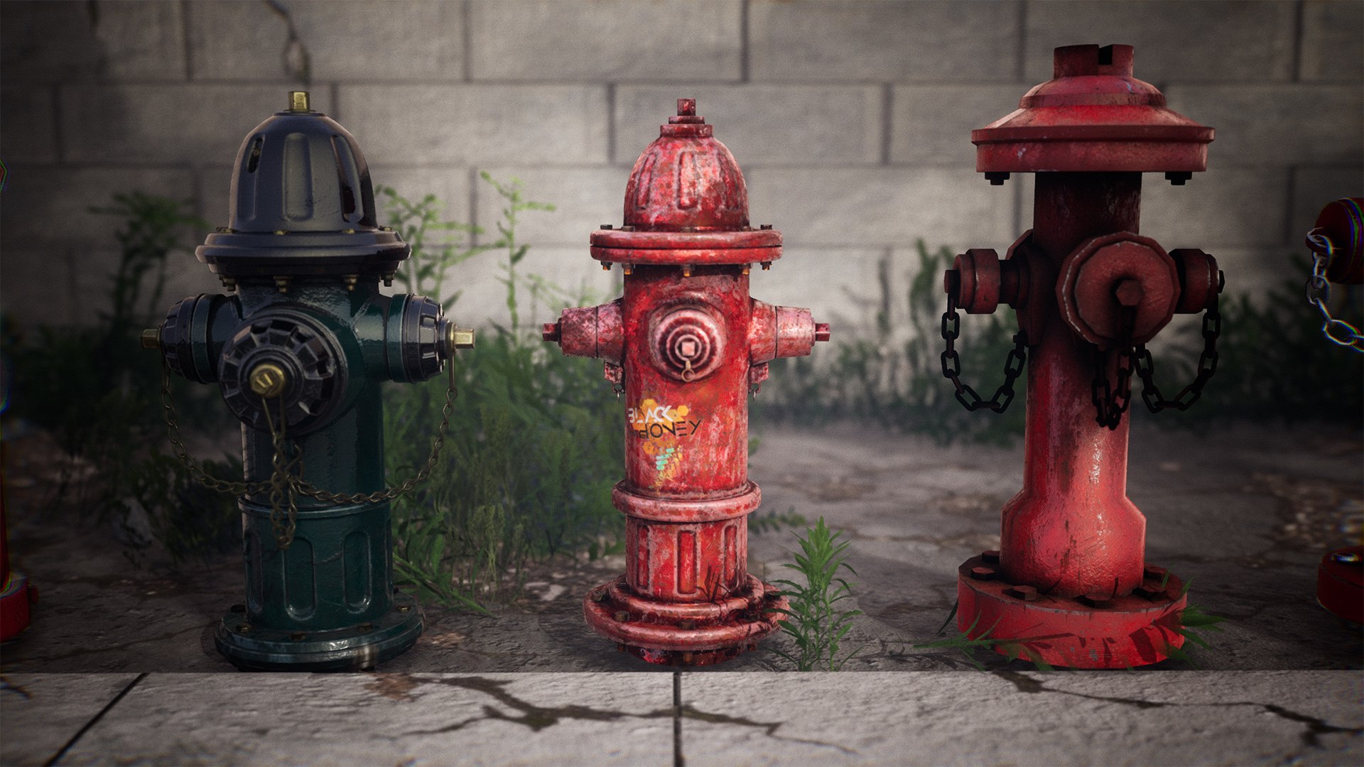 Fire Hydrants 20 Variations 3D - TurboSquid 1983812