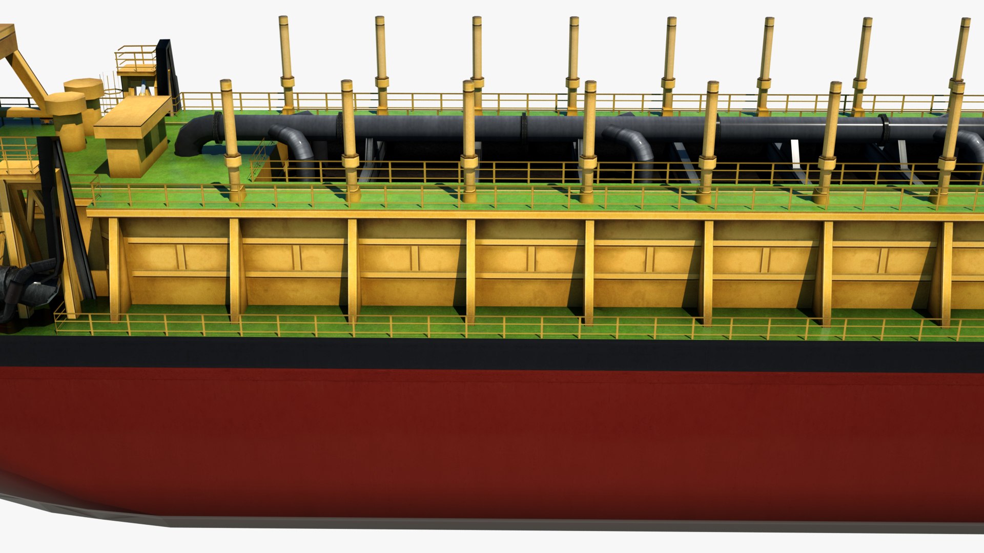 Dredger vessel dci dredge 3D model - TurboSquid 1279341