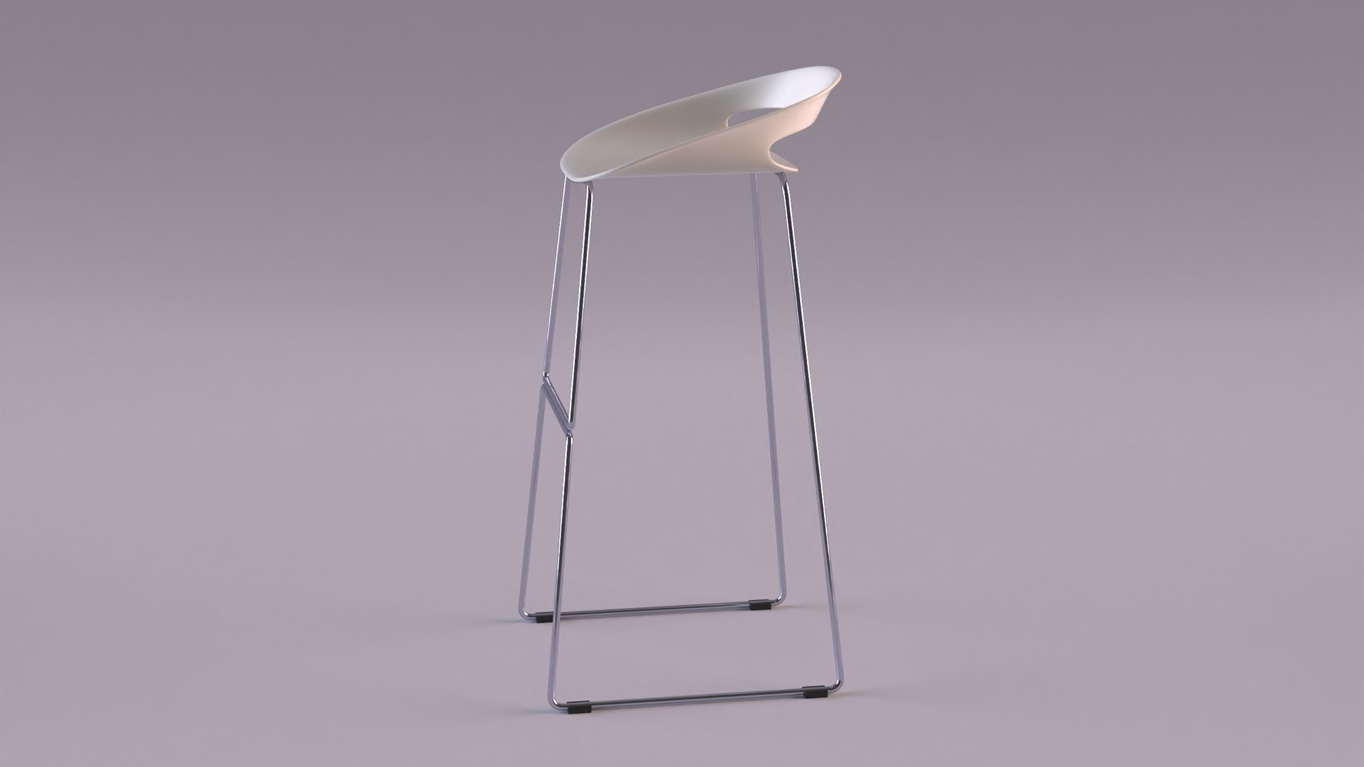 3D Model Modern Bar Stool - TurboSquid 2238167