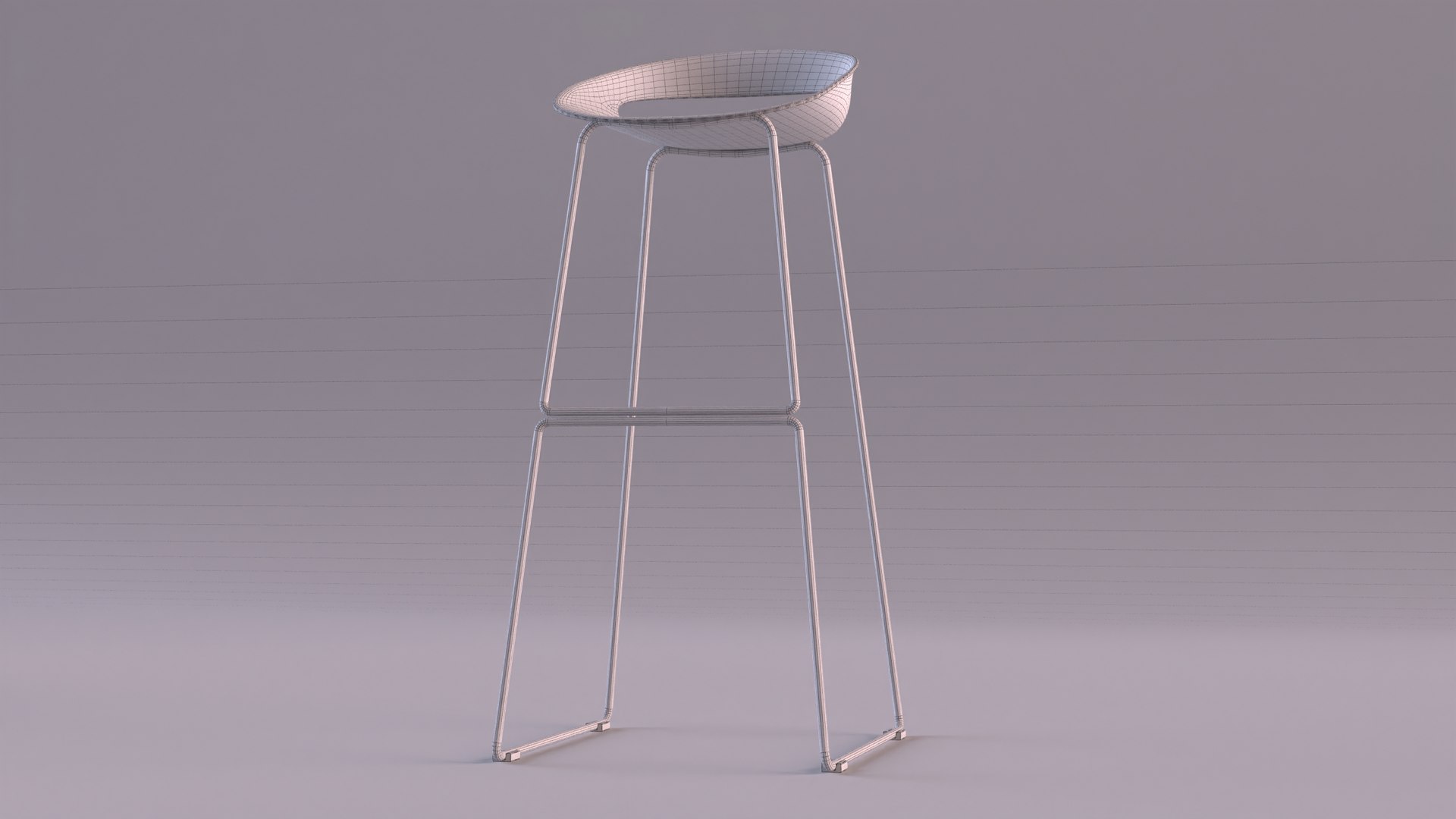 3D Model Modern Bar Stool - TurboSquid 2238167