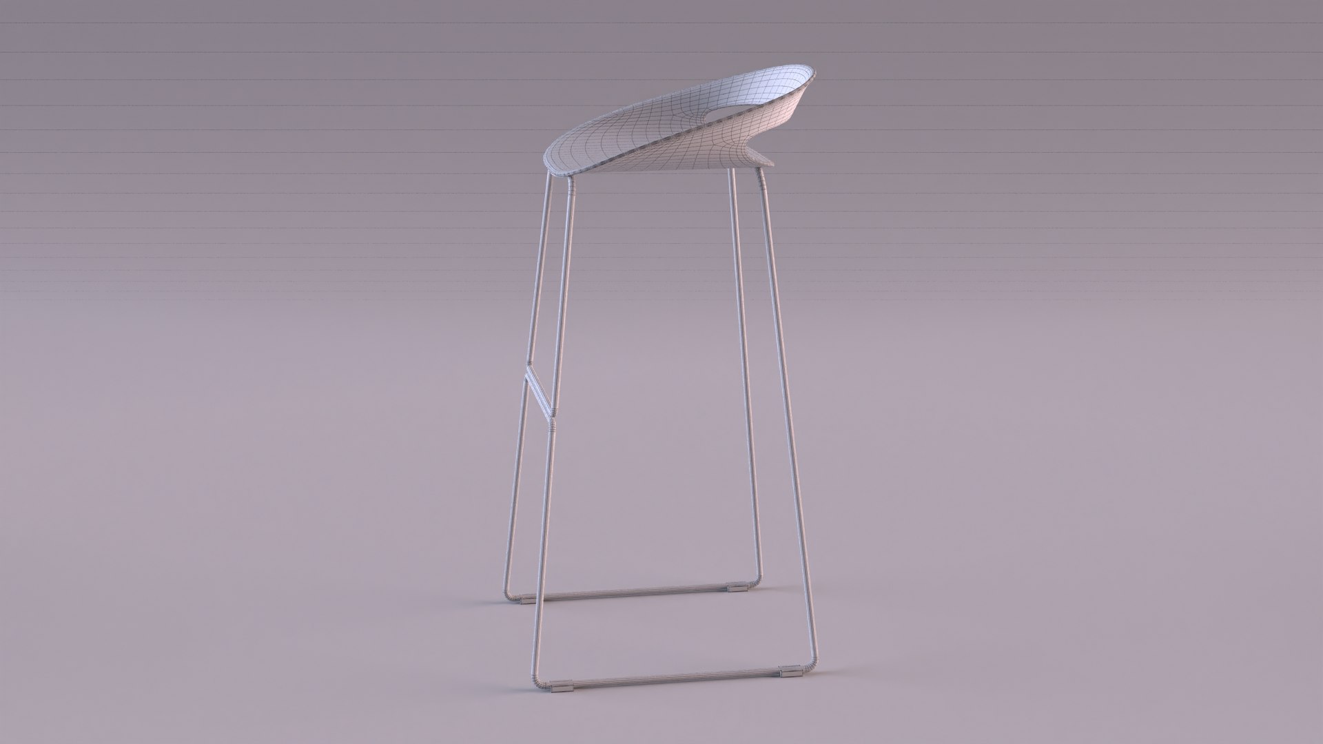3D Model Modern Bar Stool - TurboSquid 2238167