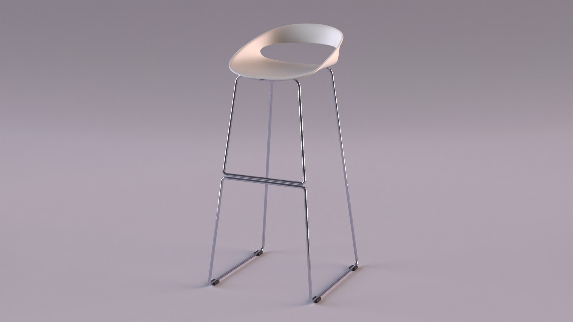 3D Model Modern Bar Stool - TurboSquid 2238167