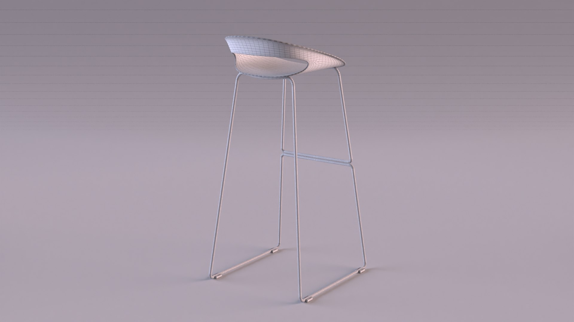 3D Model Modern Bar Stool - TurboSquid 2238167