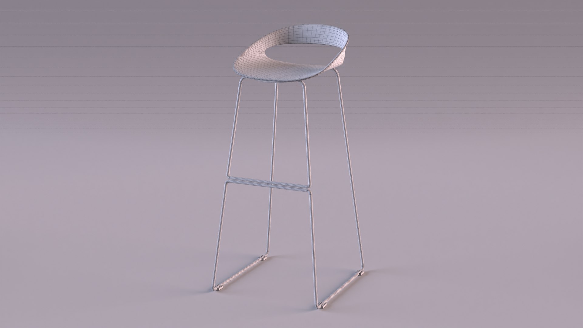 3D Model Modern Bar Stool - TurboSquid 2238167