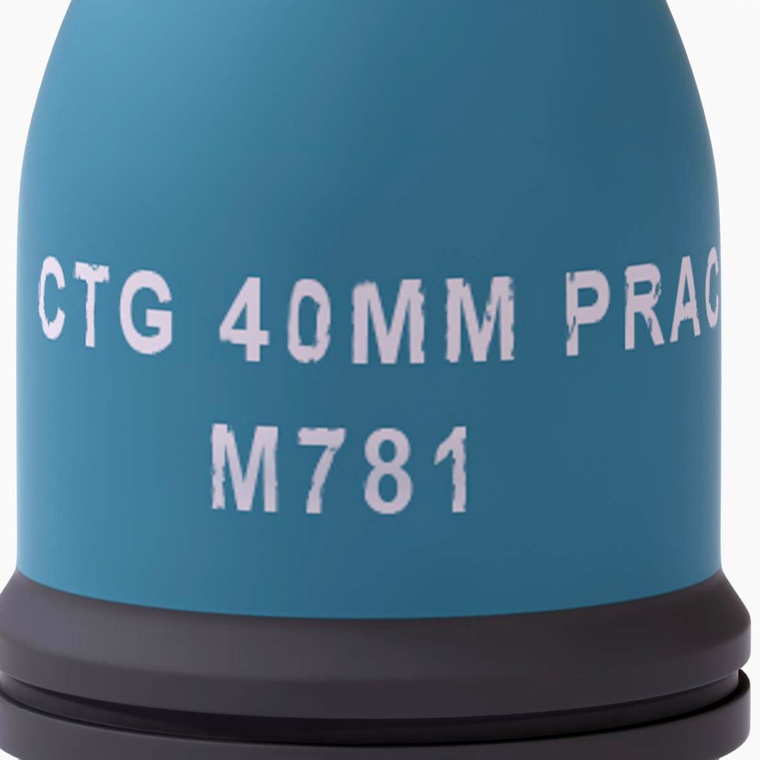 3d M781 Grenade Model