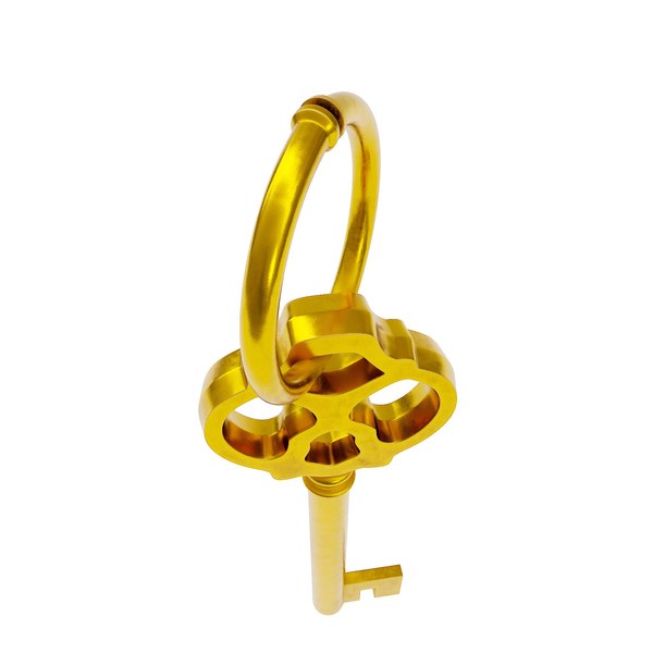 3D Golden key vintage 3d model - TurboSquid 1976704