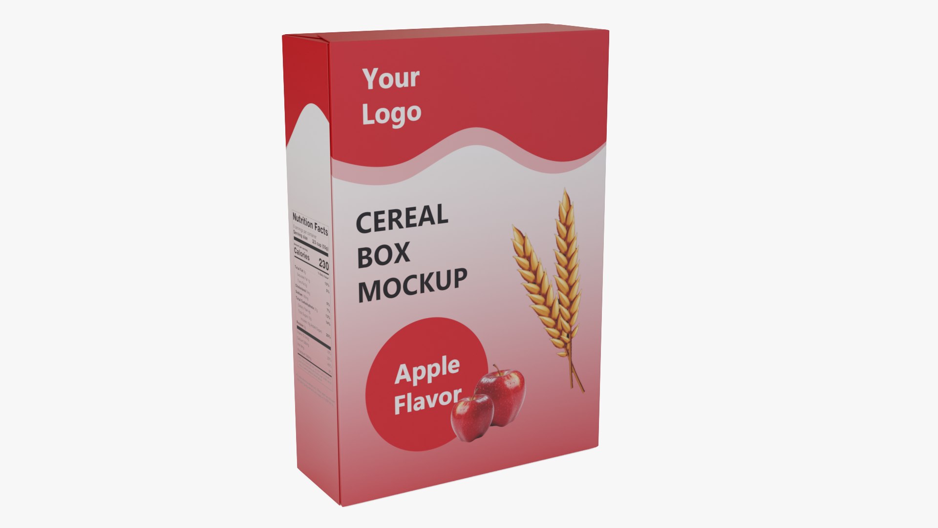 Apple Cereal Box 3D Model - TurboSquid 2267399