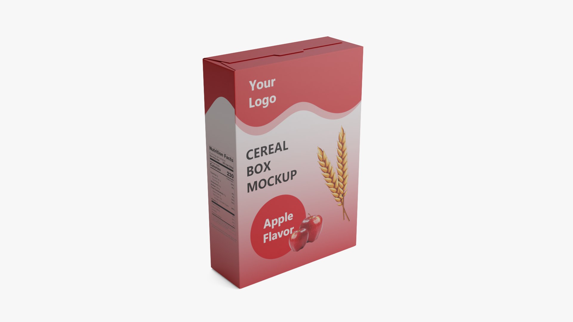 Apple Cereal Box 3D Model - TurboSquid 2267399