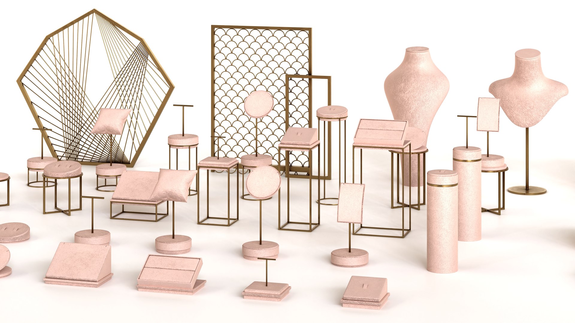42 Jewelry Stand Vol 04 3D Model - TurboSquid 1966344