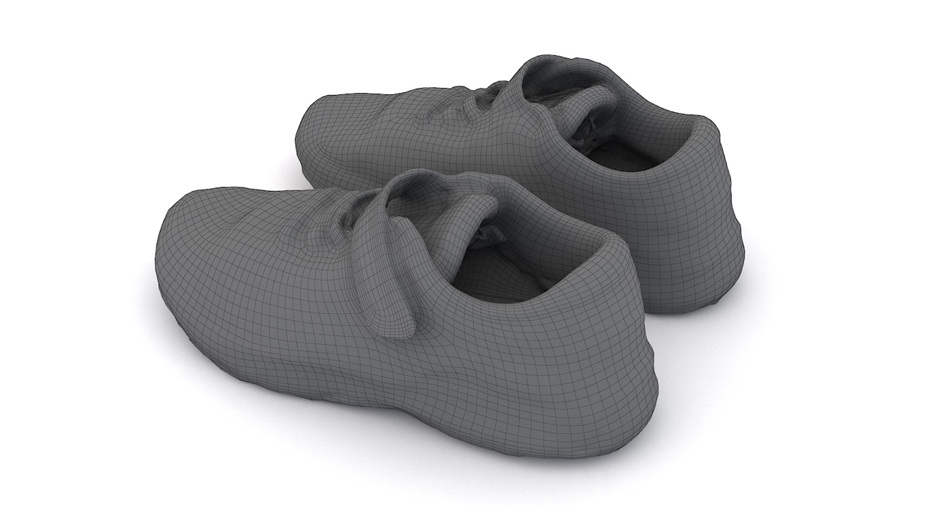 Retopology kids sports shoes 3D model - TurboSquid 1383270