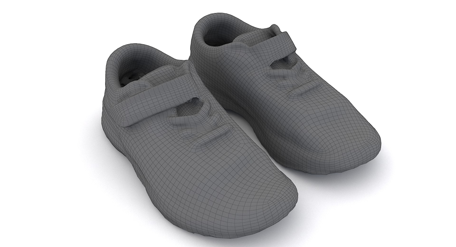 Retopology kids sports shoes 3D model - TurboSquid 1383270
