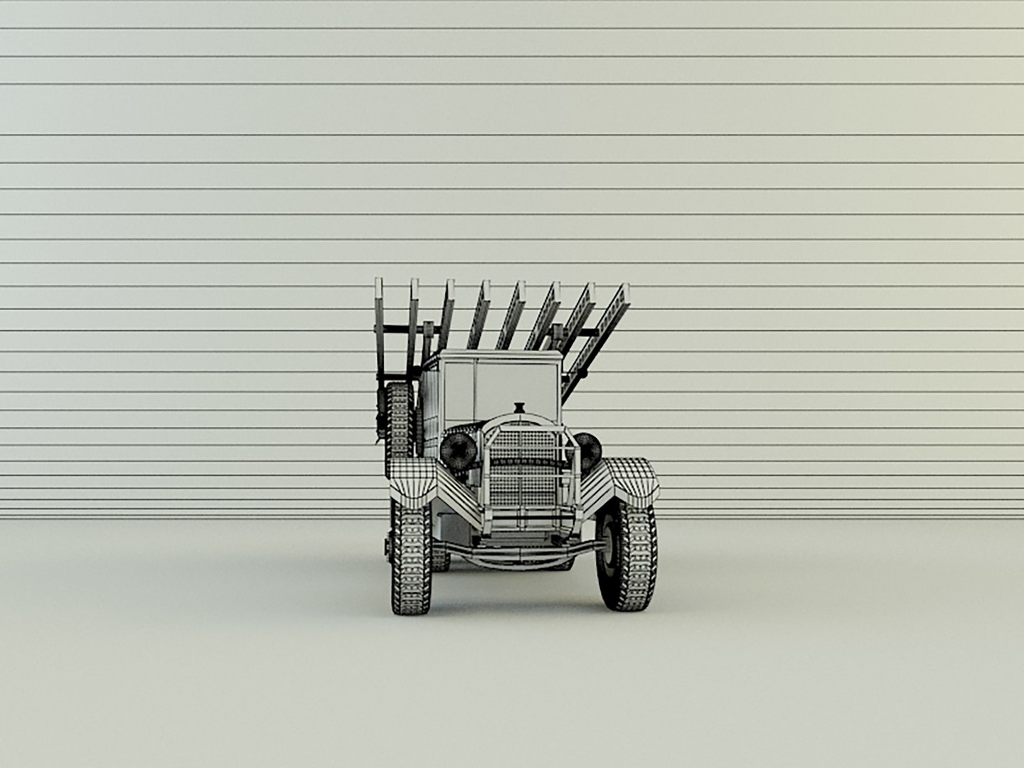 Katyusha rocket launcher vehicle 3D - TurboSquid 2099706
