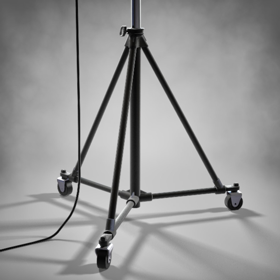 Realistic Vintage Spot Light Dxf