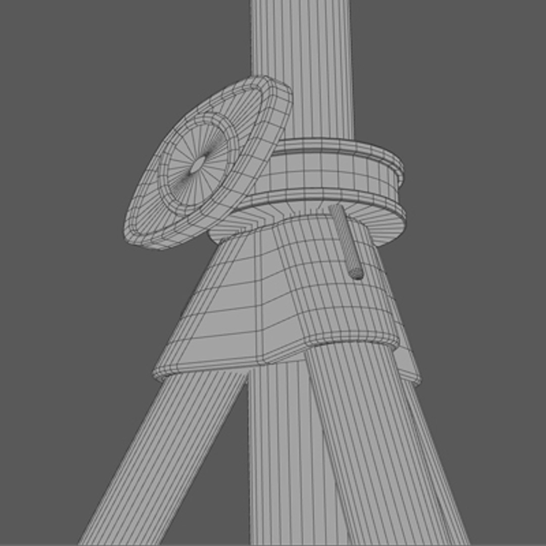 Realistic Vintage Spot Light Dxf