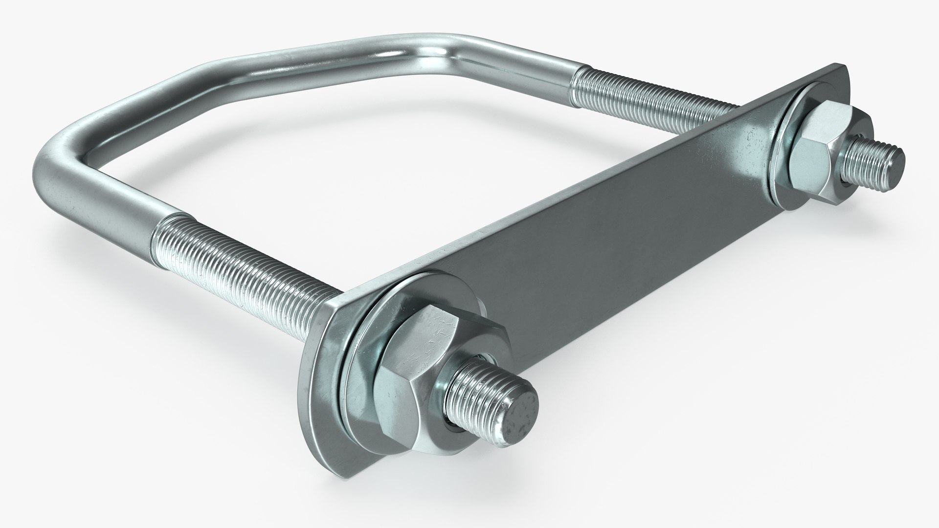 3D model U Bolt Bracket Triangular Steel - TurboSquid 1959469