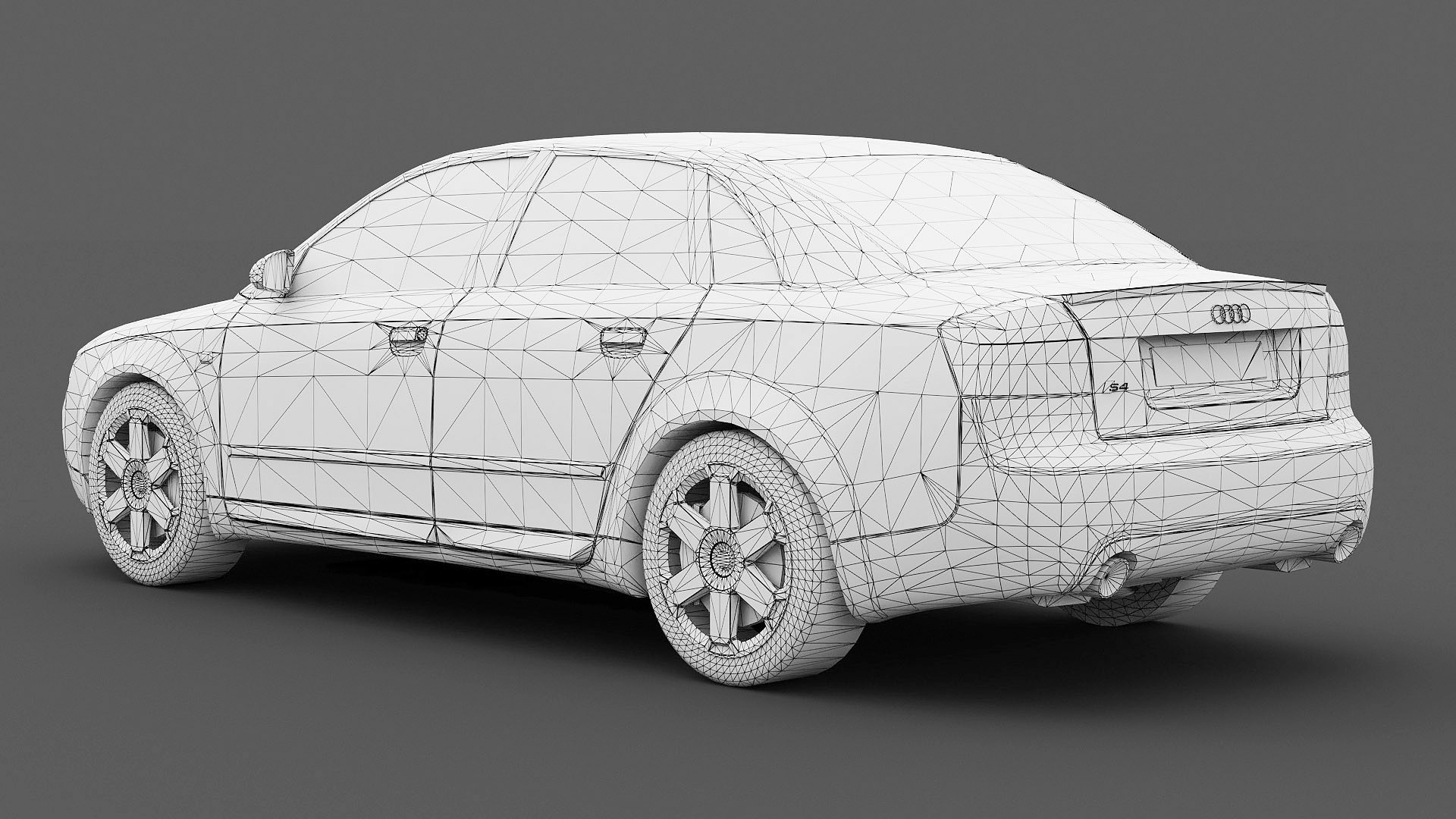 3D Audi S4 2004 Model - TurboSquid 1927390
