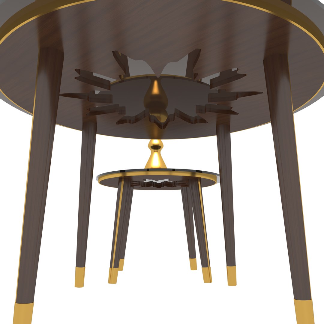 3D dinning tea table model - TurboSquid 2018849
