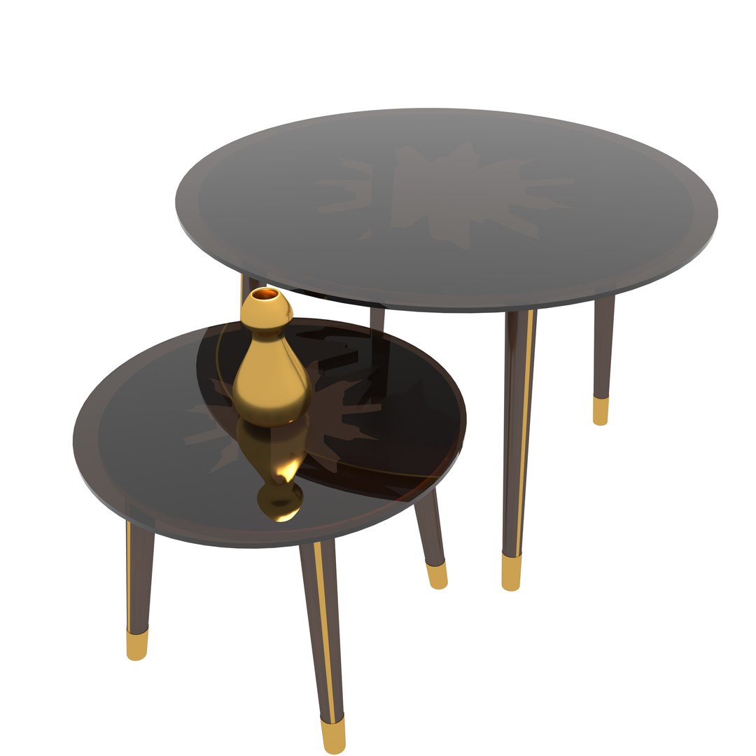 3D dinning tea table model - TurboSquid 2018849