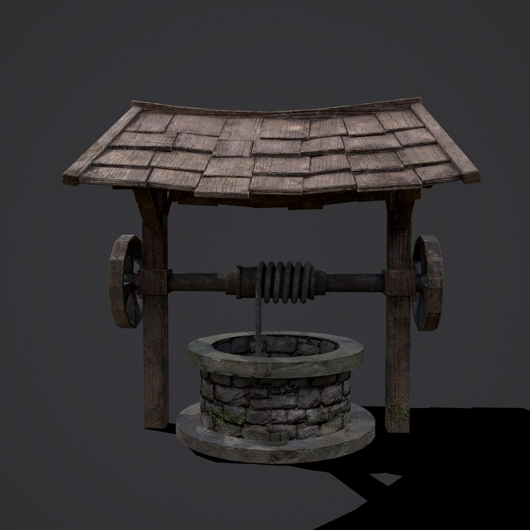 3D Medieval Water Well - TurboSquid 1743151