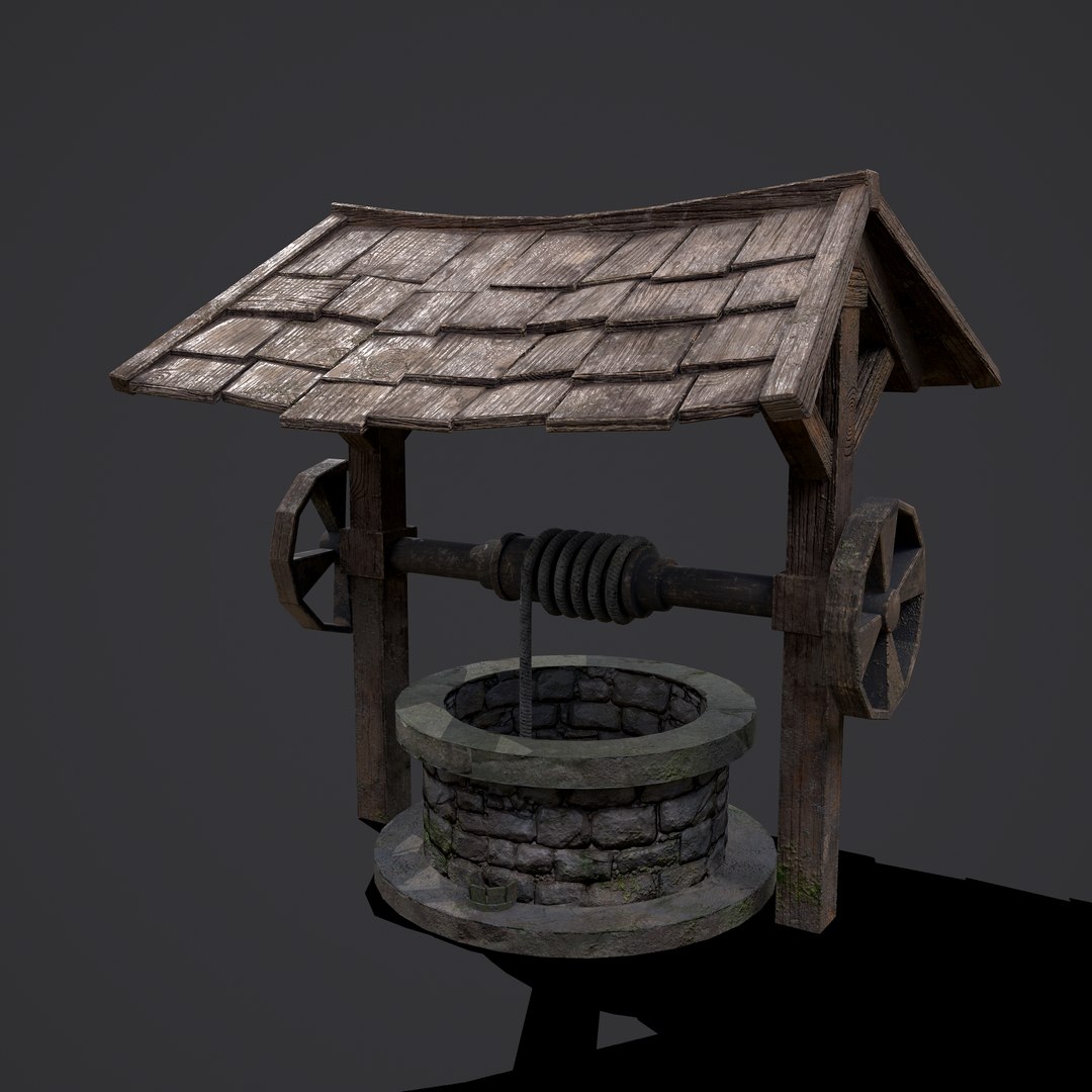 3D Medieval Water Well - TurboSquid 1743151