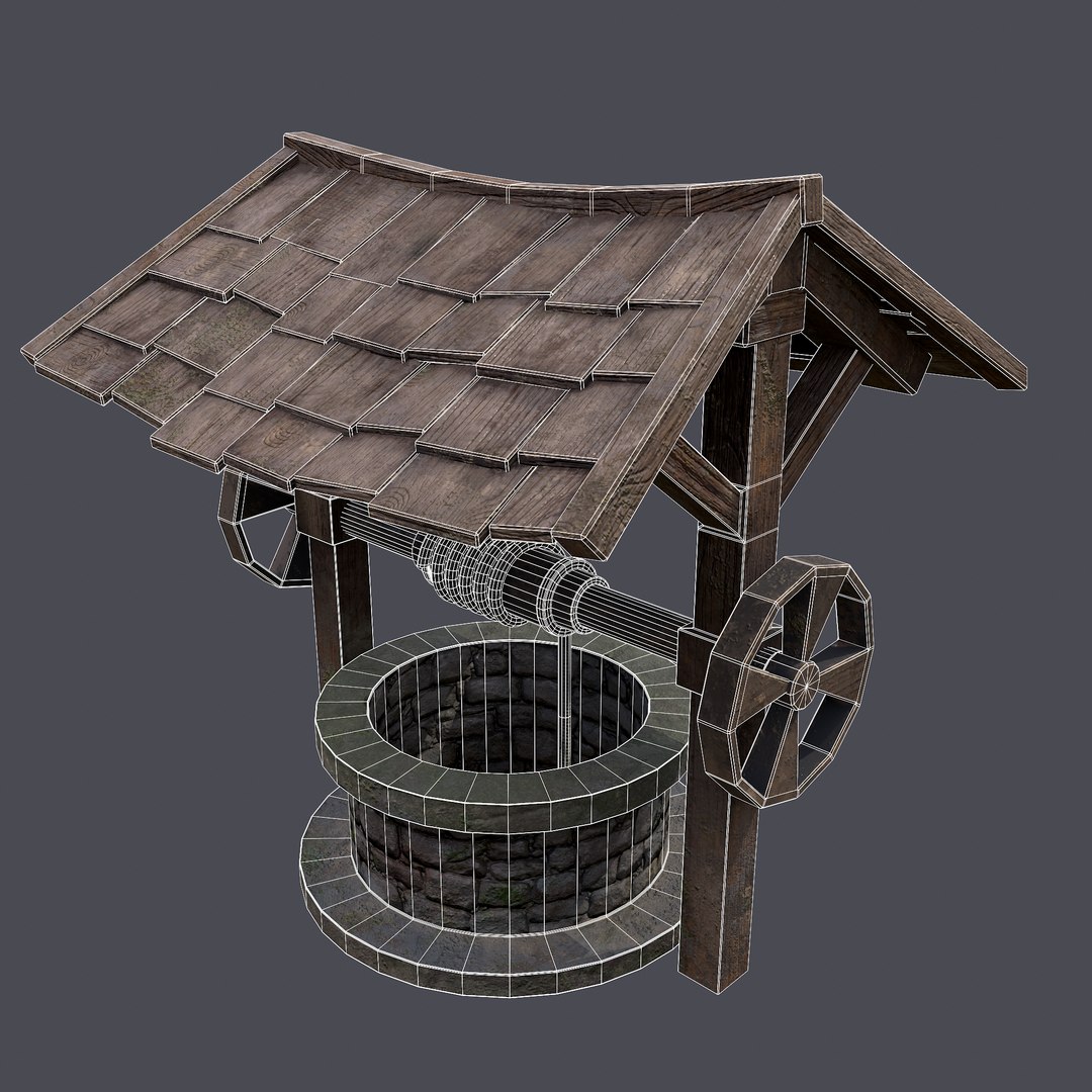3D Medieval Water Well - TurboSquid 1743151