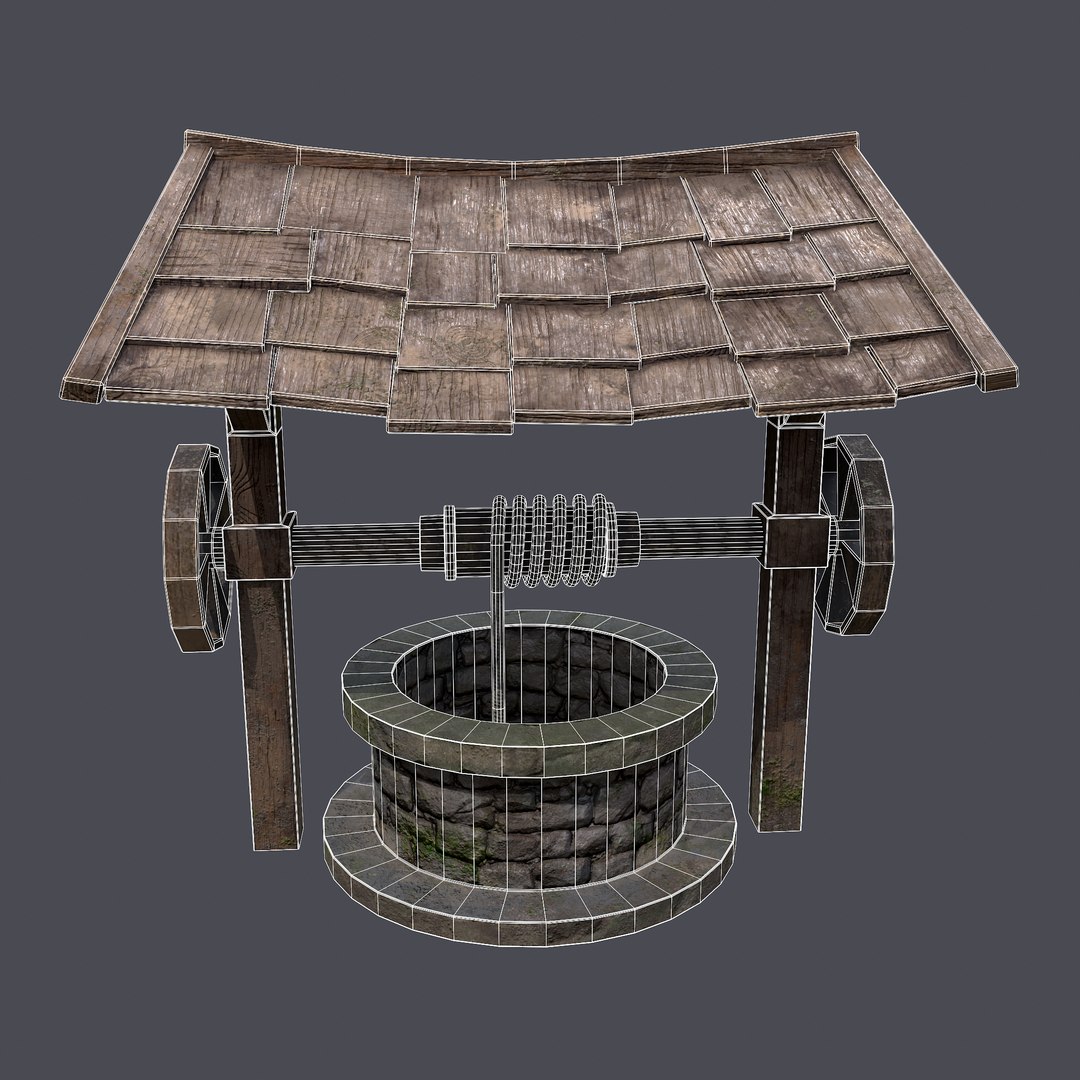 3D Medieval Water Well - TurboSquid 1743151