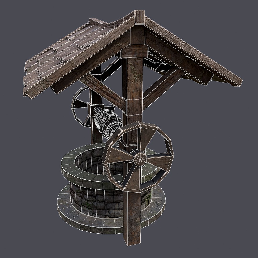 3D Medieval Water Well - TurboSquid 1743151