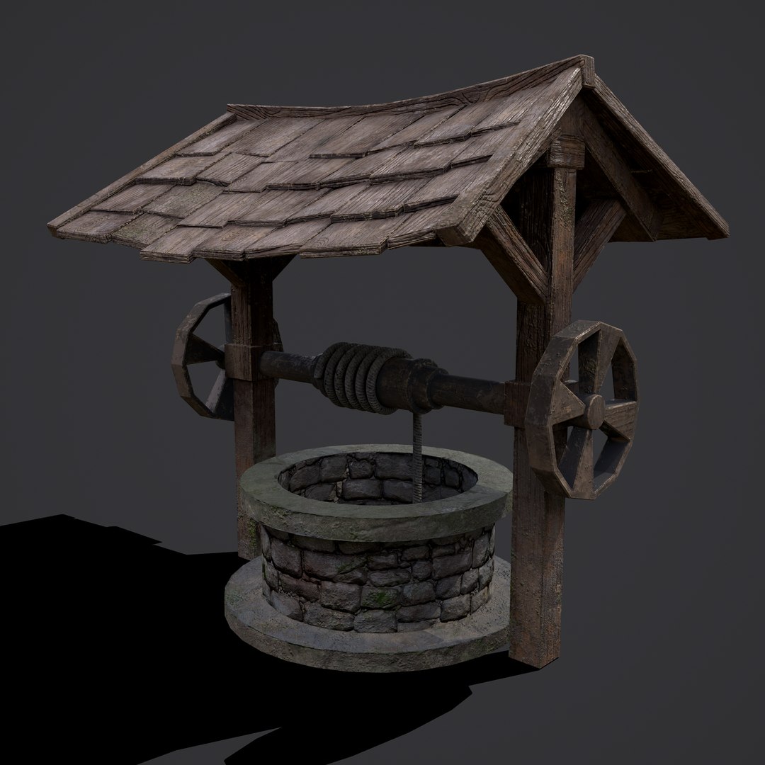 3D Medieval Water Well - TurboSquid 1743151