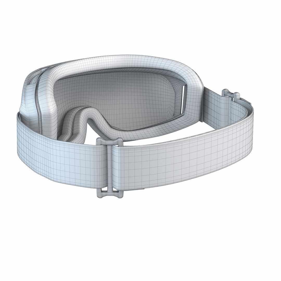 Realistic Snow Goggles 3d Model