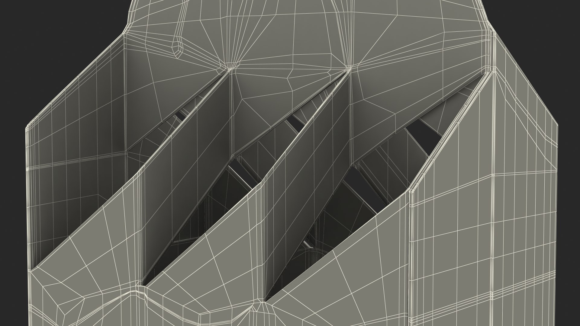 Six Pack Bottle White Cardboard Carrier Box Empty model - TurboSquid ...