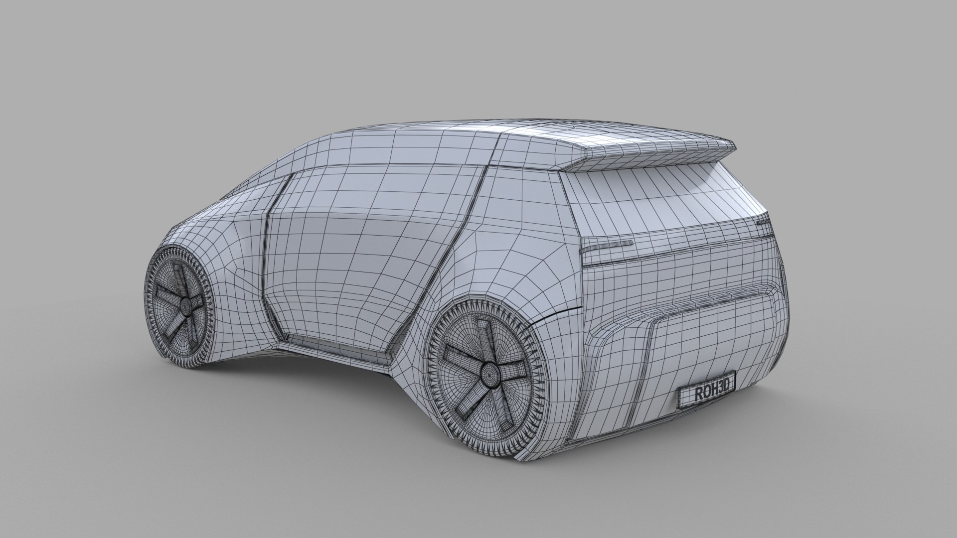 Autonomous Compact MPV EV 3D Model - TurboSquid 2427169