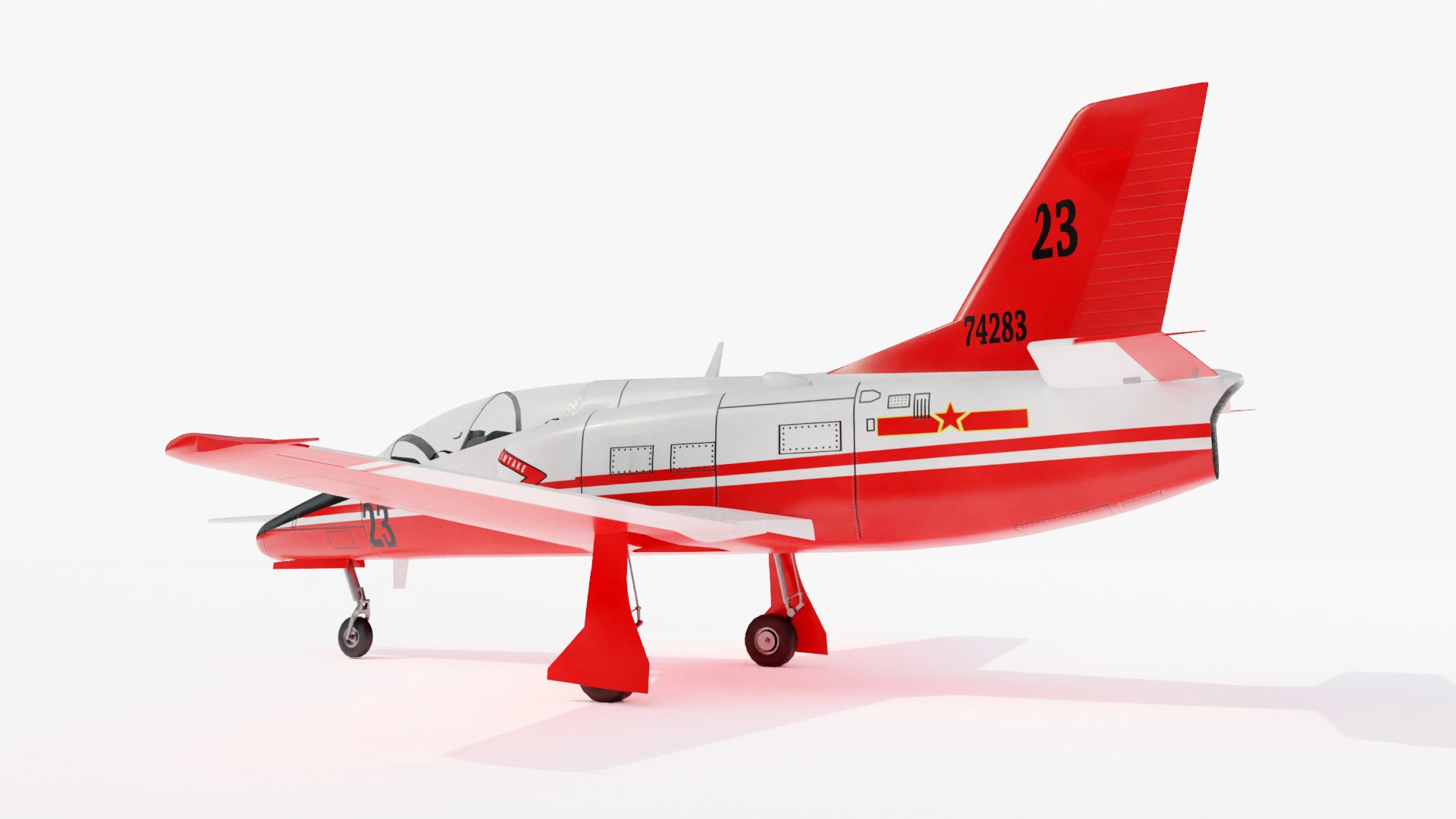 K-8 Karakorum Fighter Jet 3d Lwo
