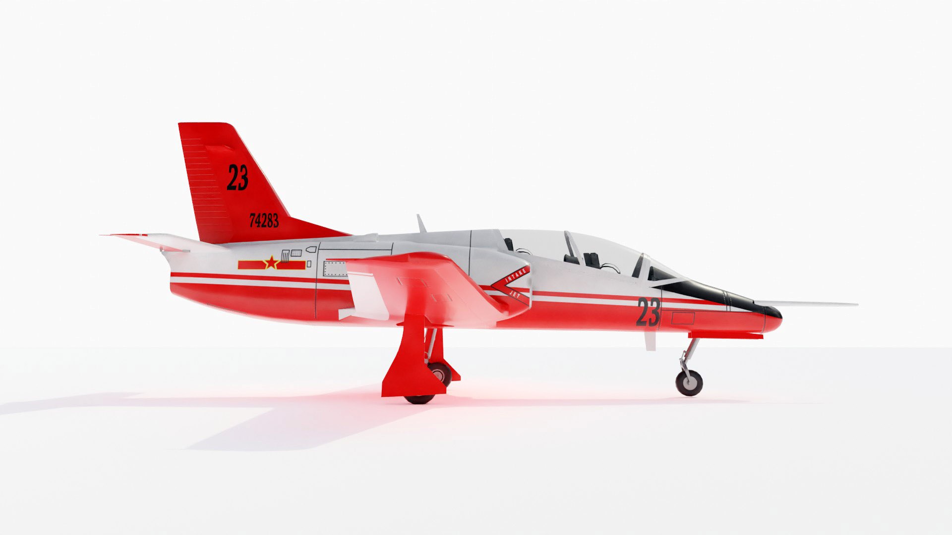 K-8 Karakorum Fighter Jet 3d Lwo