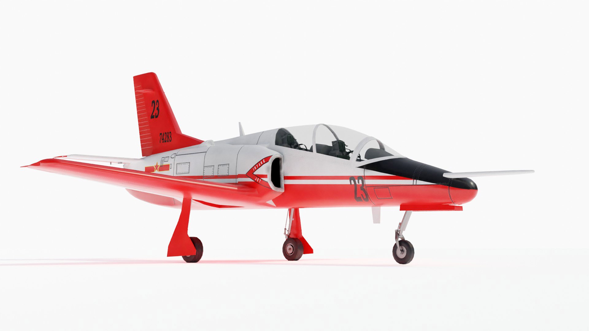 K-8 Karakorum Fighter Jet 3d Lwo