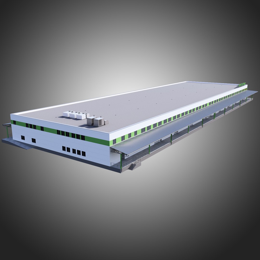 3d Model Warehouse Factory House