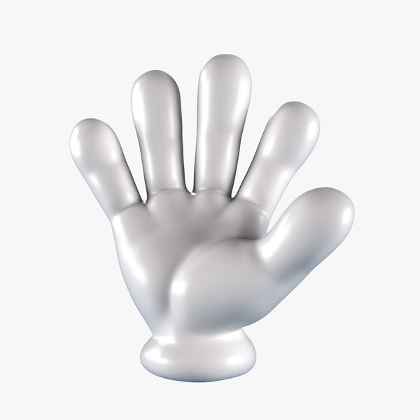Cartoon Hand 5 Fingers Give 5 3D 모델 - TurboSquid 1903623