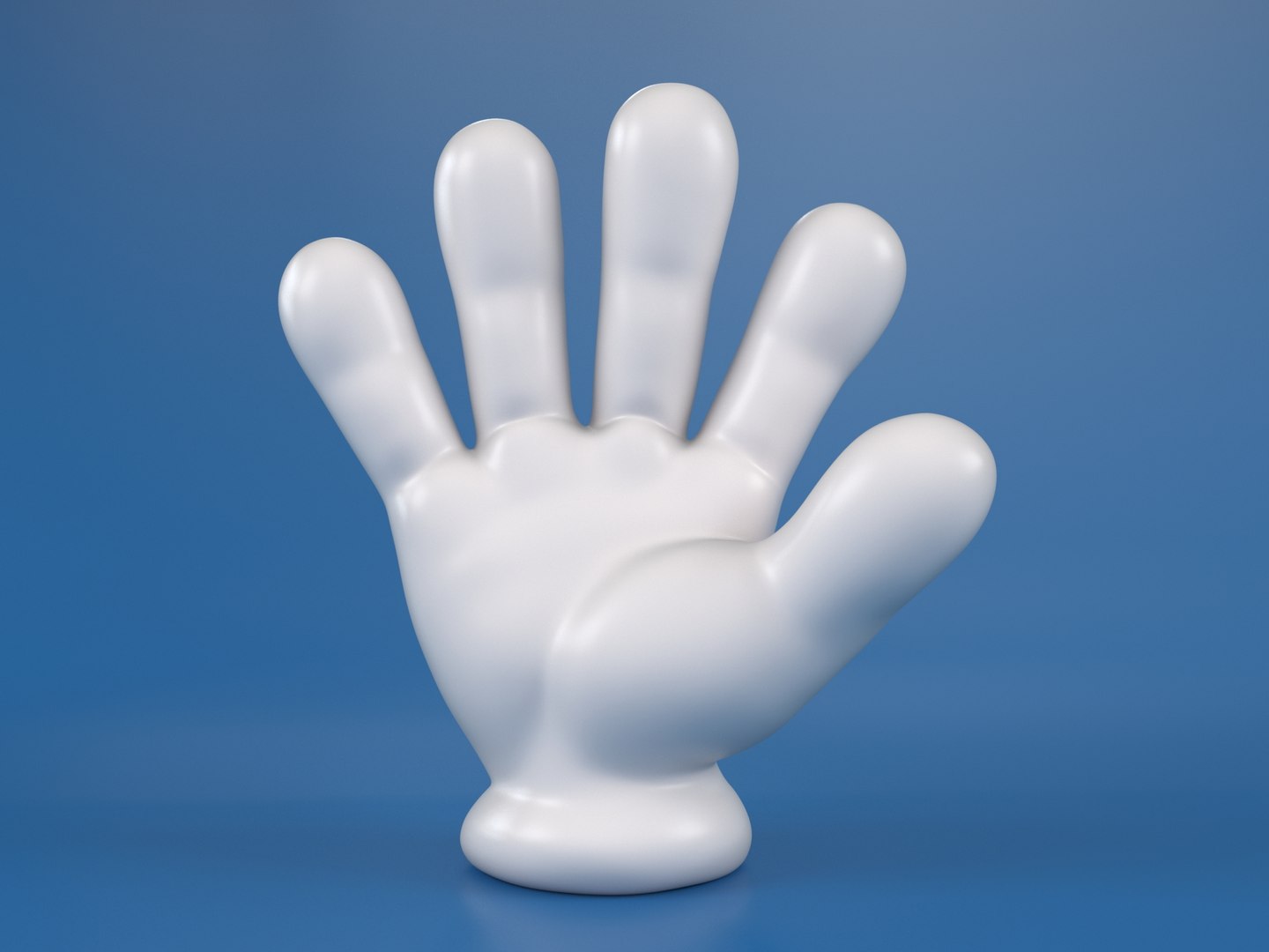 Cartoon Hand 5 Fingers Give 5 3D 모델 - TurboSquid 1903623